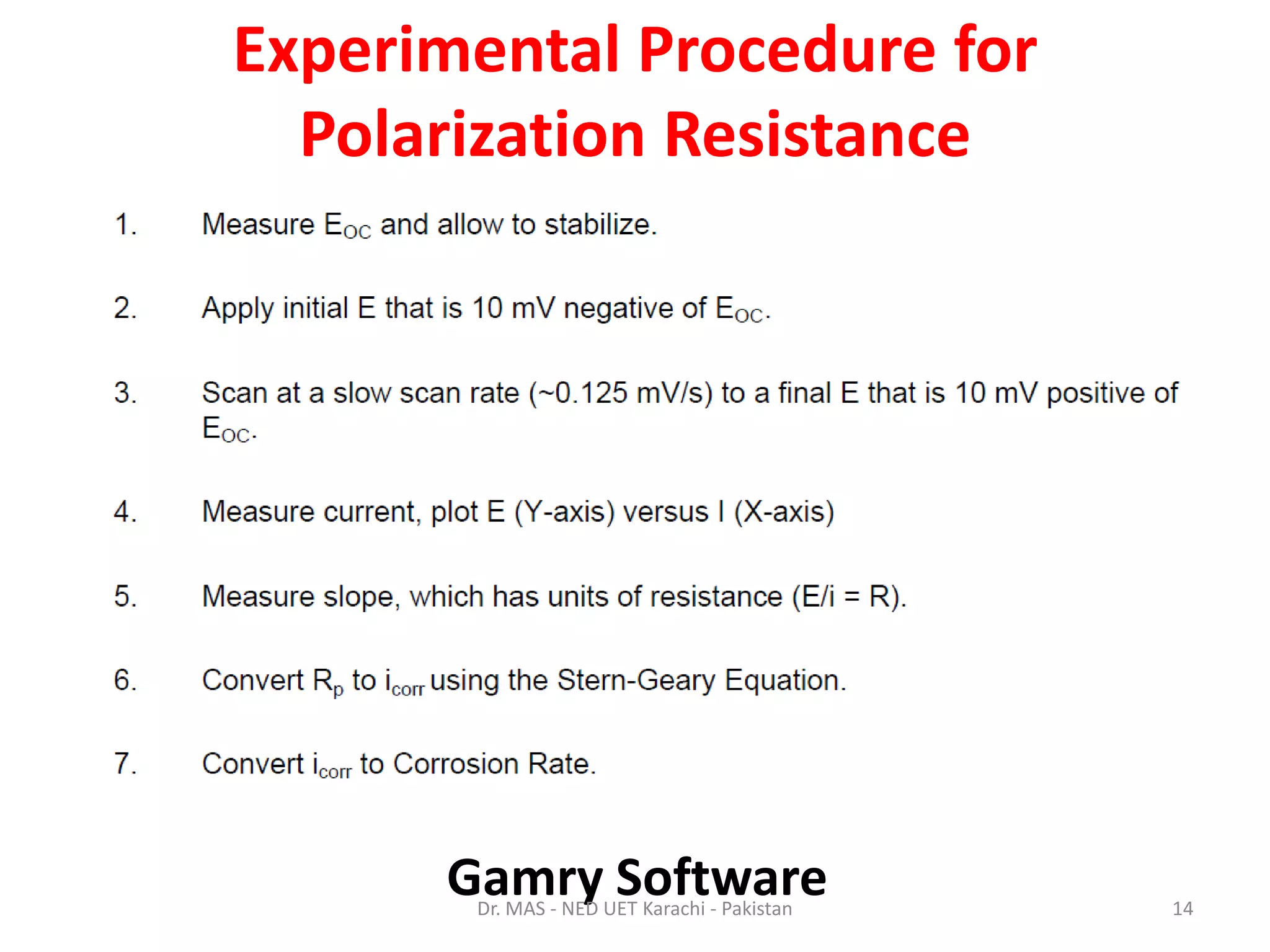 Corrosion Testing's: OCP, LPR, and PD | PDF