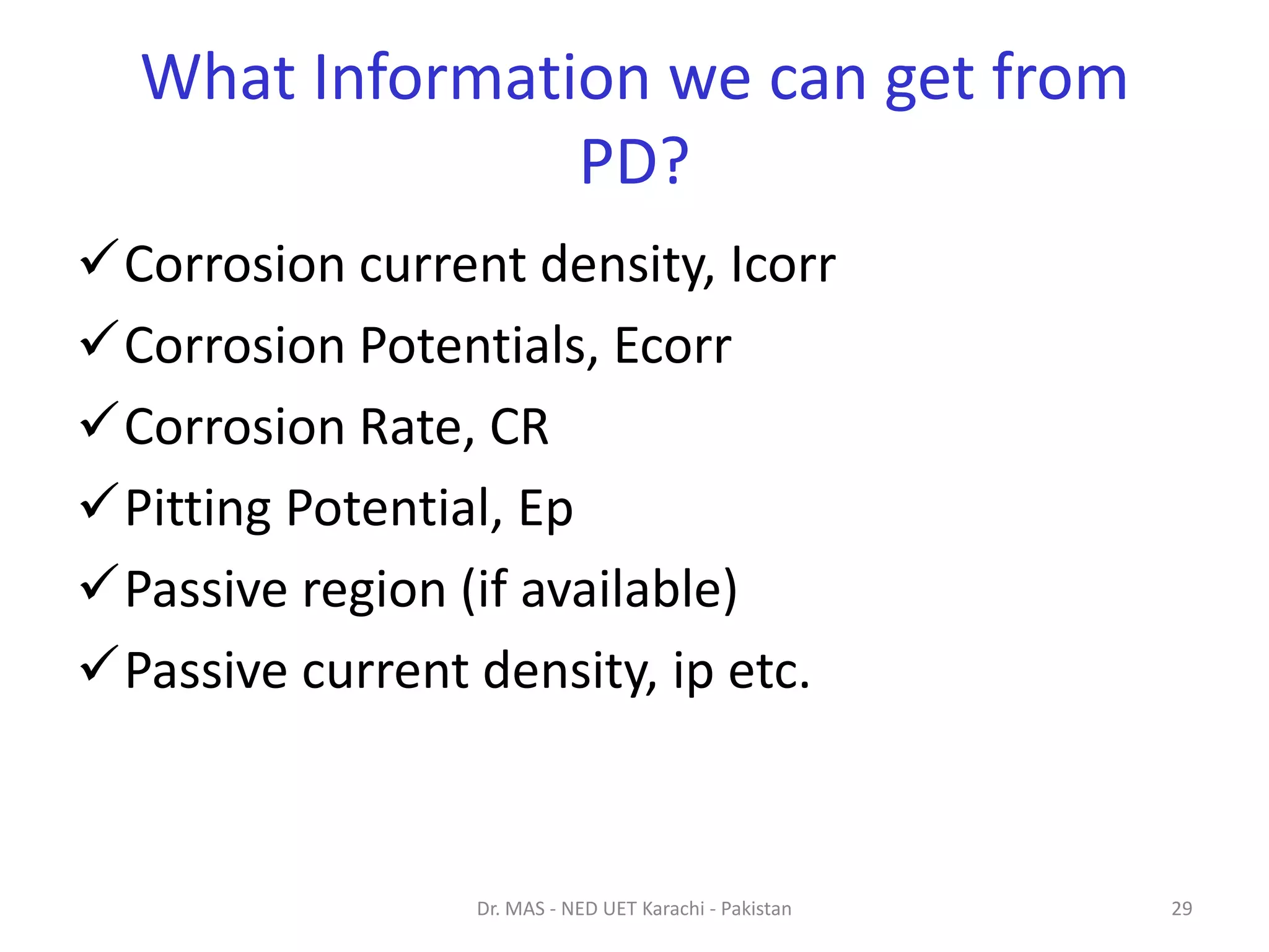 Corrosion Testing's: OCP, LPR, and PD | PDF