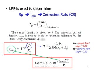 Corrosion Testing's: OCP, LPR, and PD | PDF