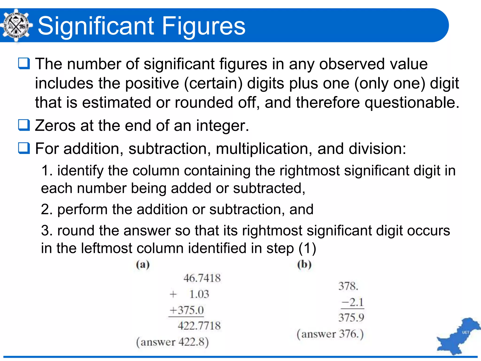 Lecture 2 units and significant figures | PPT