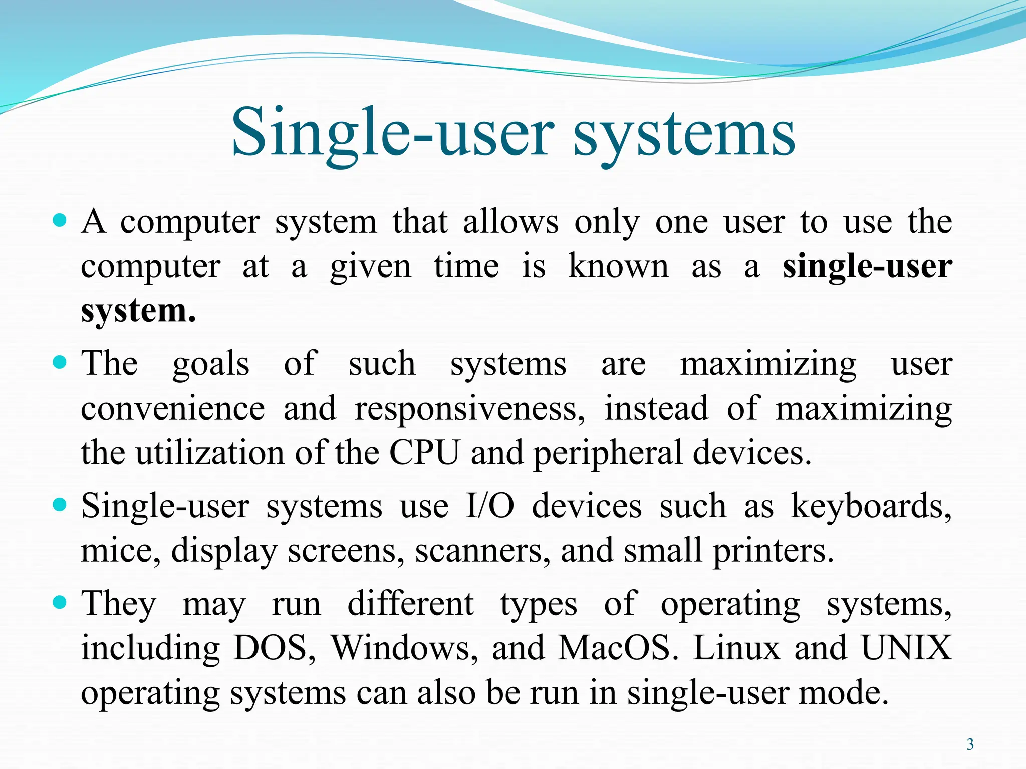 Lecture Operating System University New Ppt