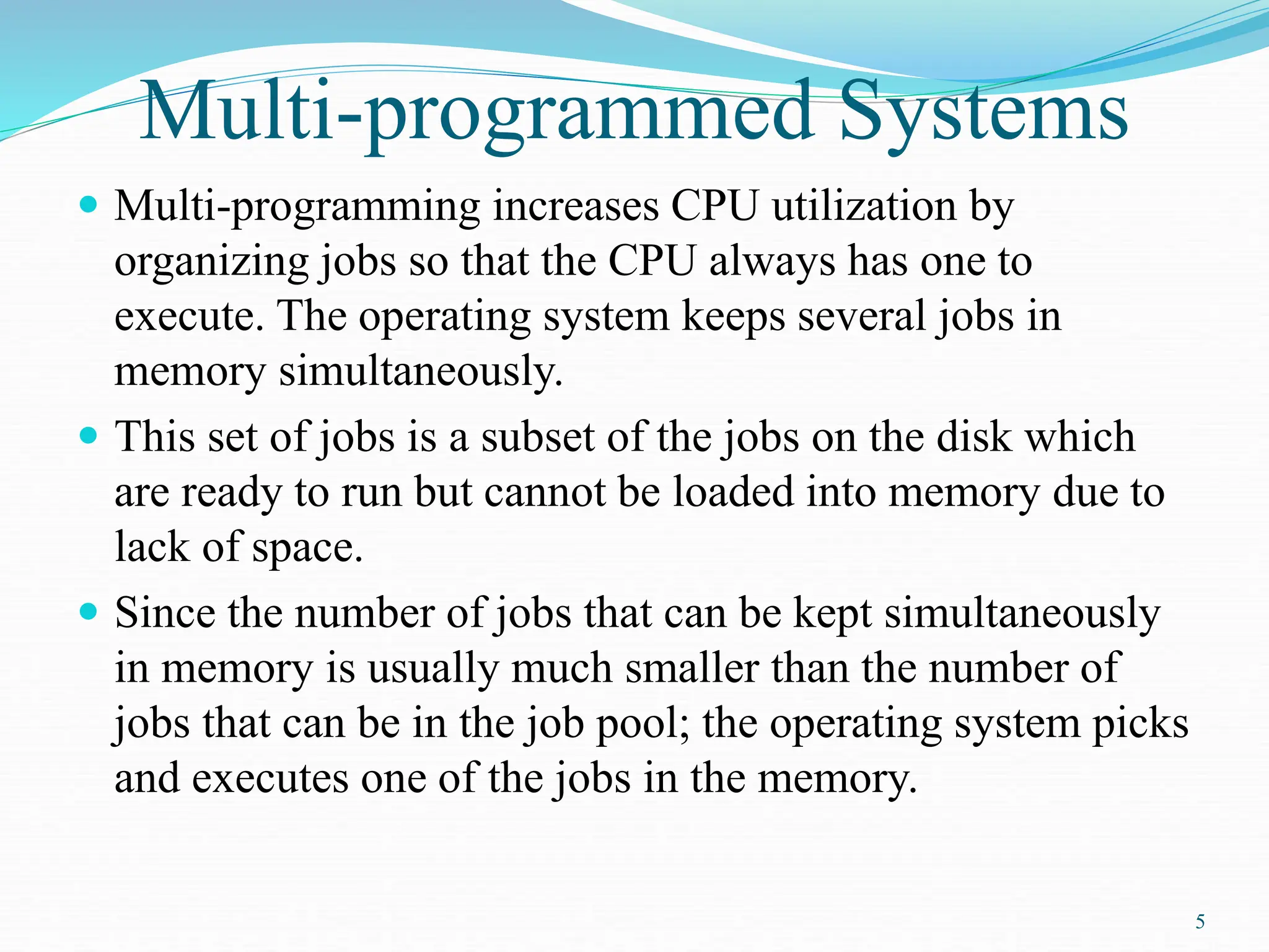 Lecture Operating System University New Ppt