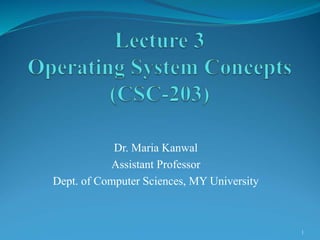 Lecture Operating System University New. | PPT