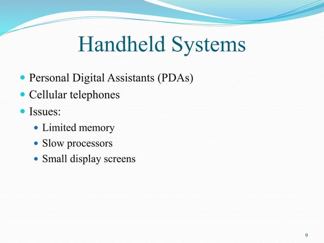 Lecture Operating System University New Ppt