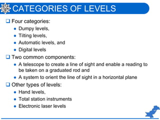 Lecture 06 leveling theory methods and equipment | PPT