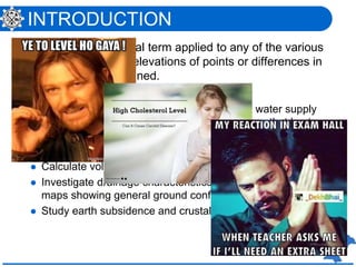 Lecture 06 leveling theory methods and equipment | PPTX