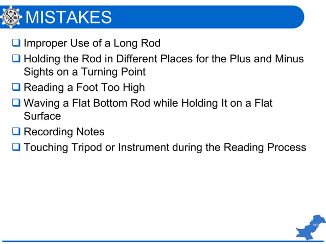 Lecture 07 leveling field procedures and computations | PPTX