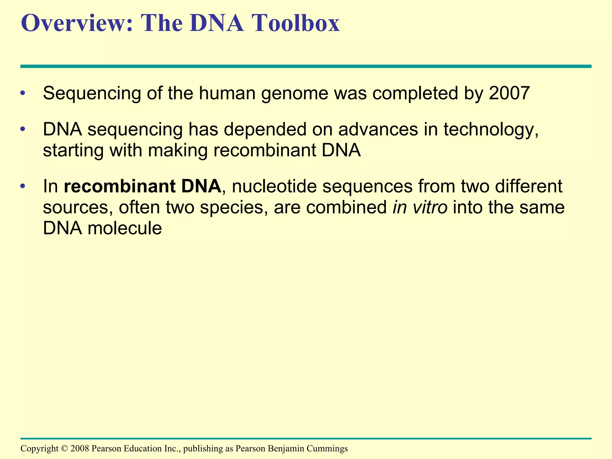 Lecture 20 biotechnology | PPT