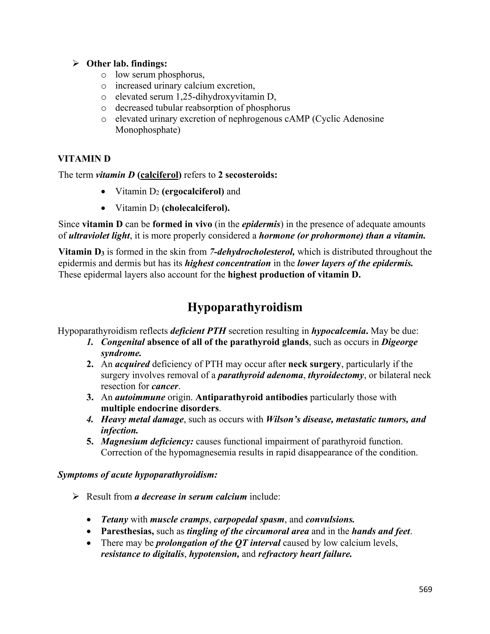 Lecture 20 disorders of hypothalamus, pituitary and thyroid glands ...