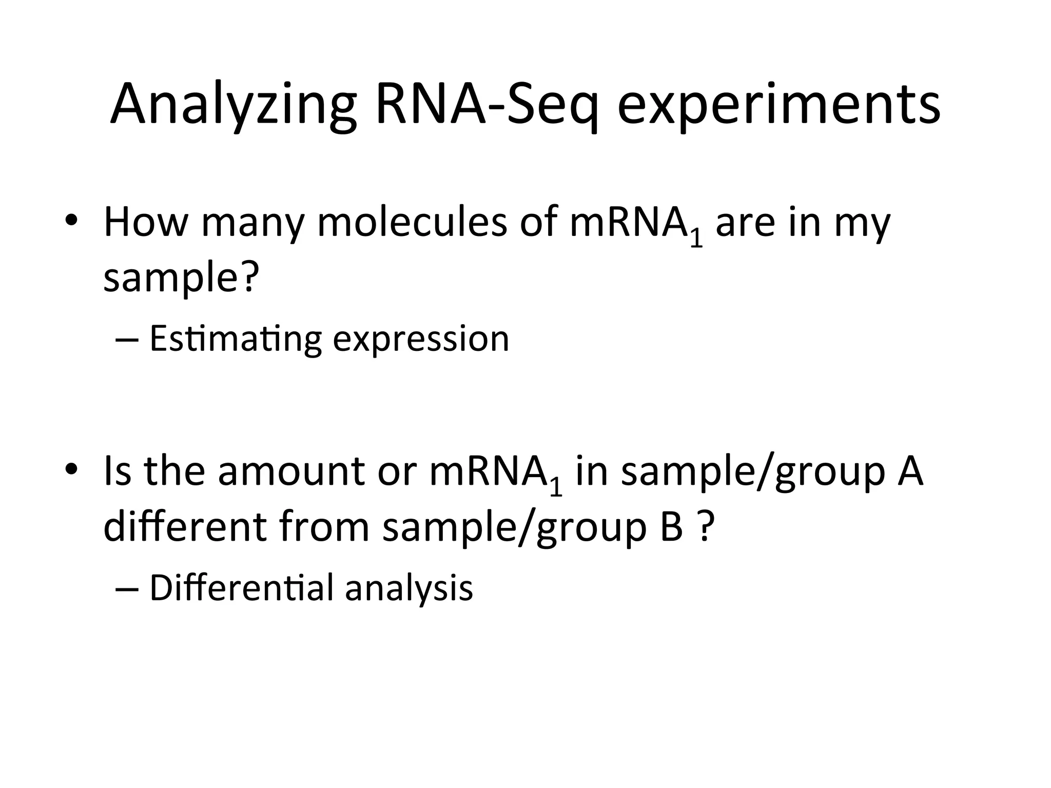 RNA sequencing analysis tutorial with NGS | PDF