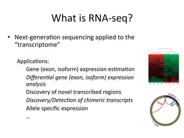 RNA sequencing analysis tutorial with NGS | PDF | Genetics | Science
