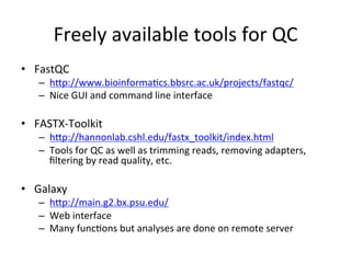 RNA sequencing analysis tutorial with NGS | PDF | Genetics | Science