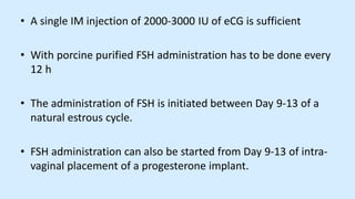 Lecture 20 superovulation and embryo transfer in cattle | PDF