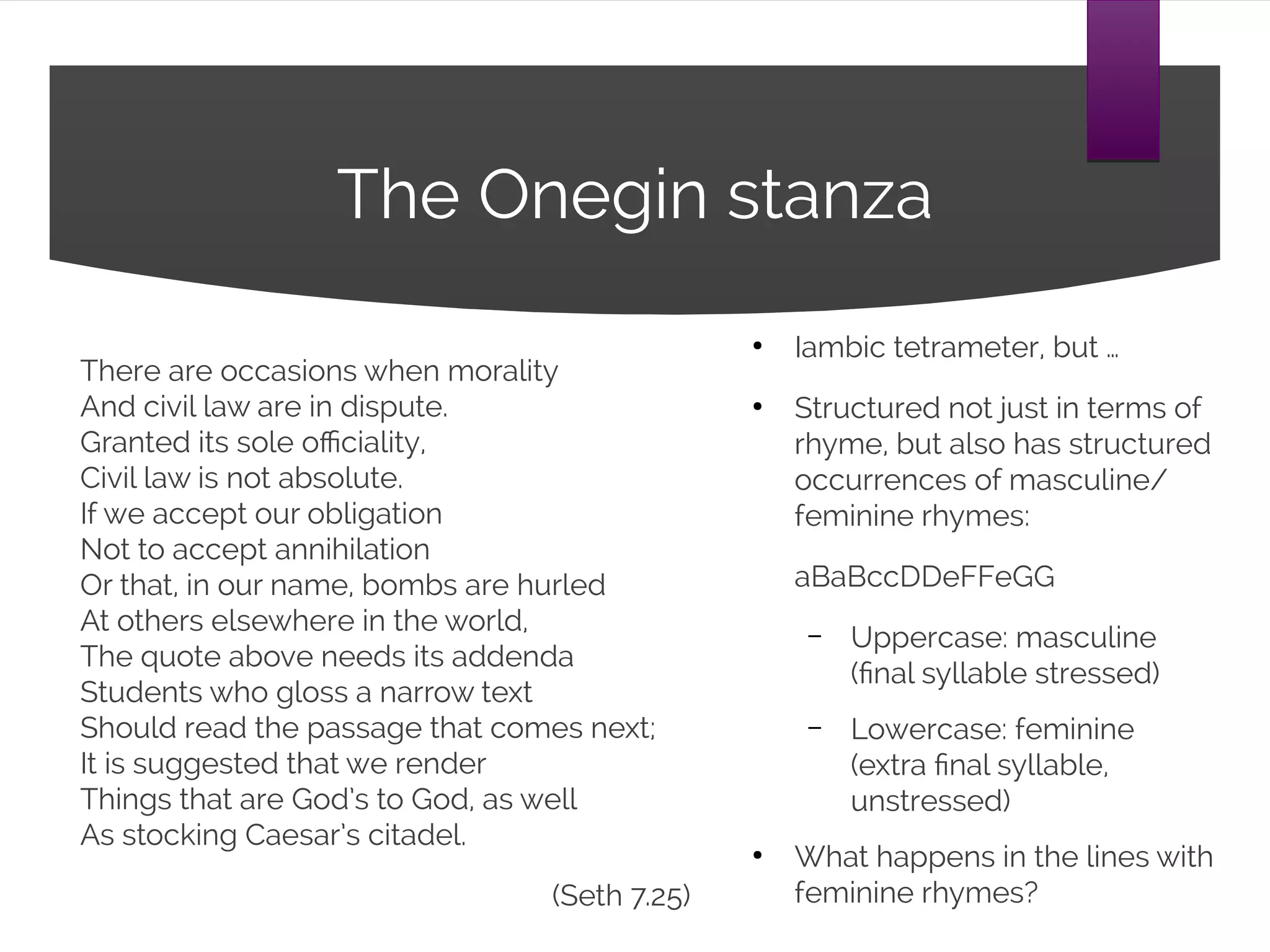 Lecture 20: The Sonnet, Again | PDF