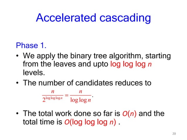 Parallel Algorithms | PPT