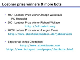 turning test, how it works and winners.ppt