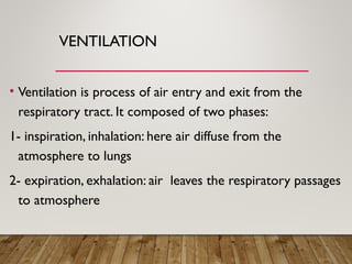 Mechanics of gas exchange with the atmosphere | PPT