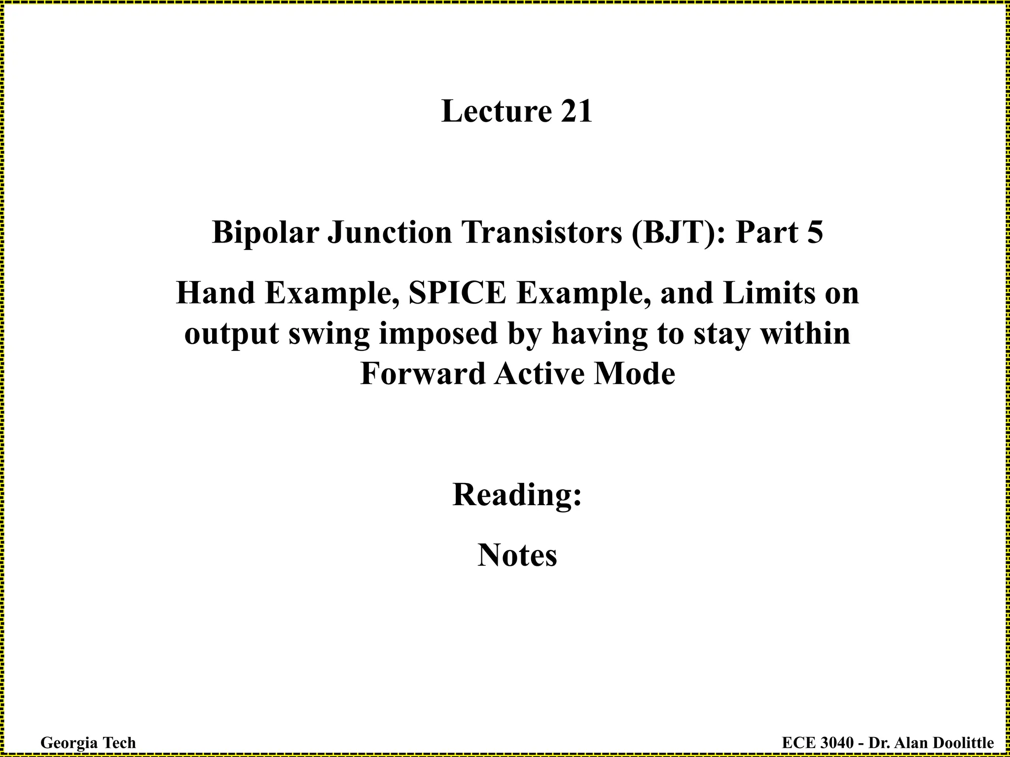 Lecture21-BJT ExamplesAnd Pspice based sSim.pdf