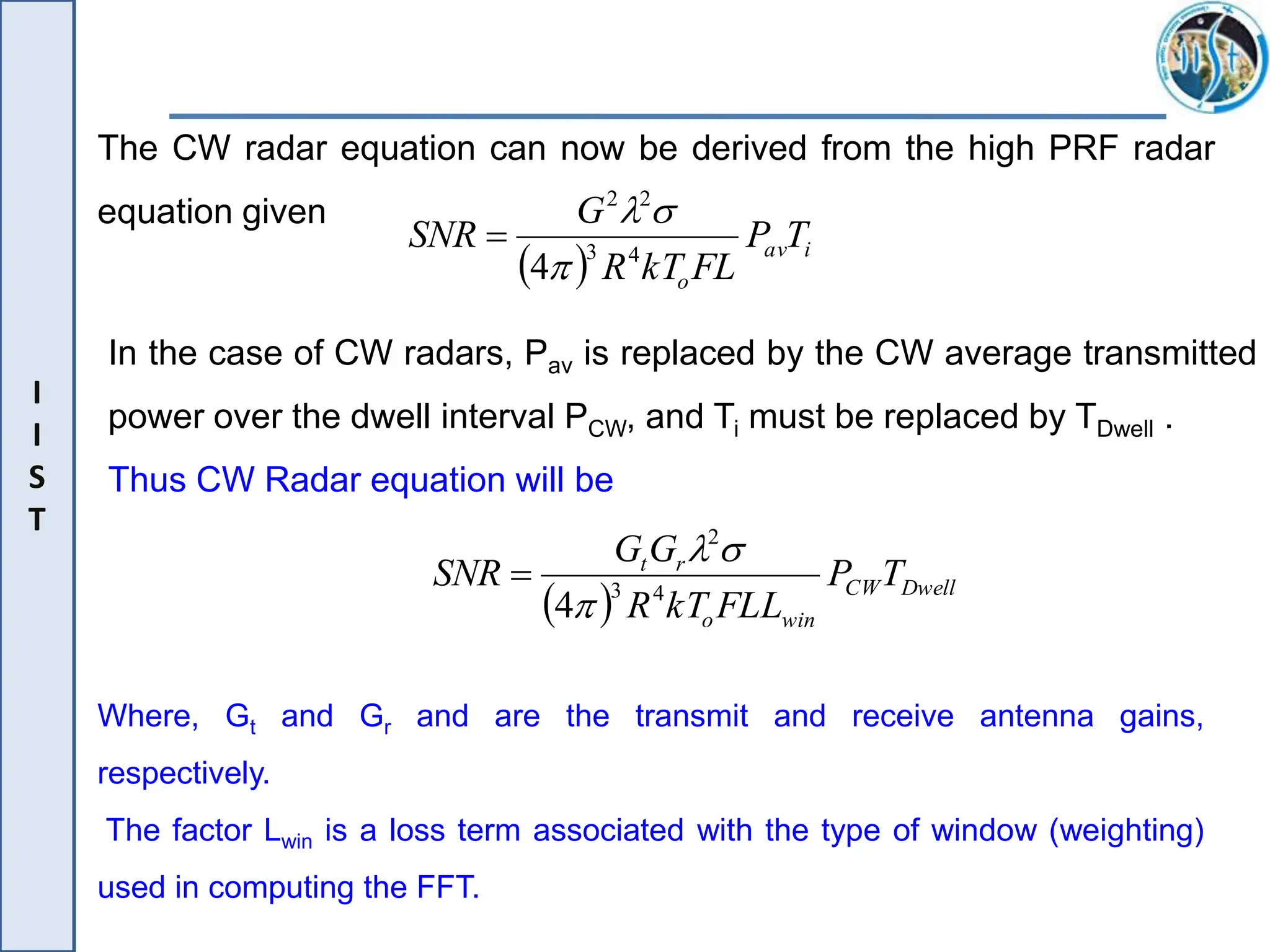 Presentation on CW Radar with the design related details.pdf