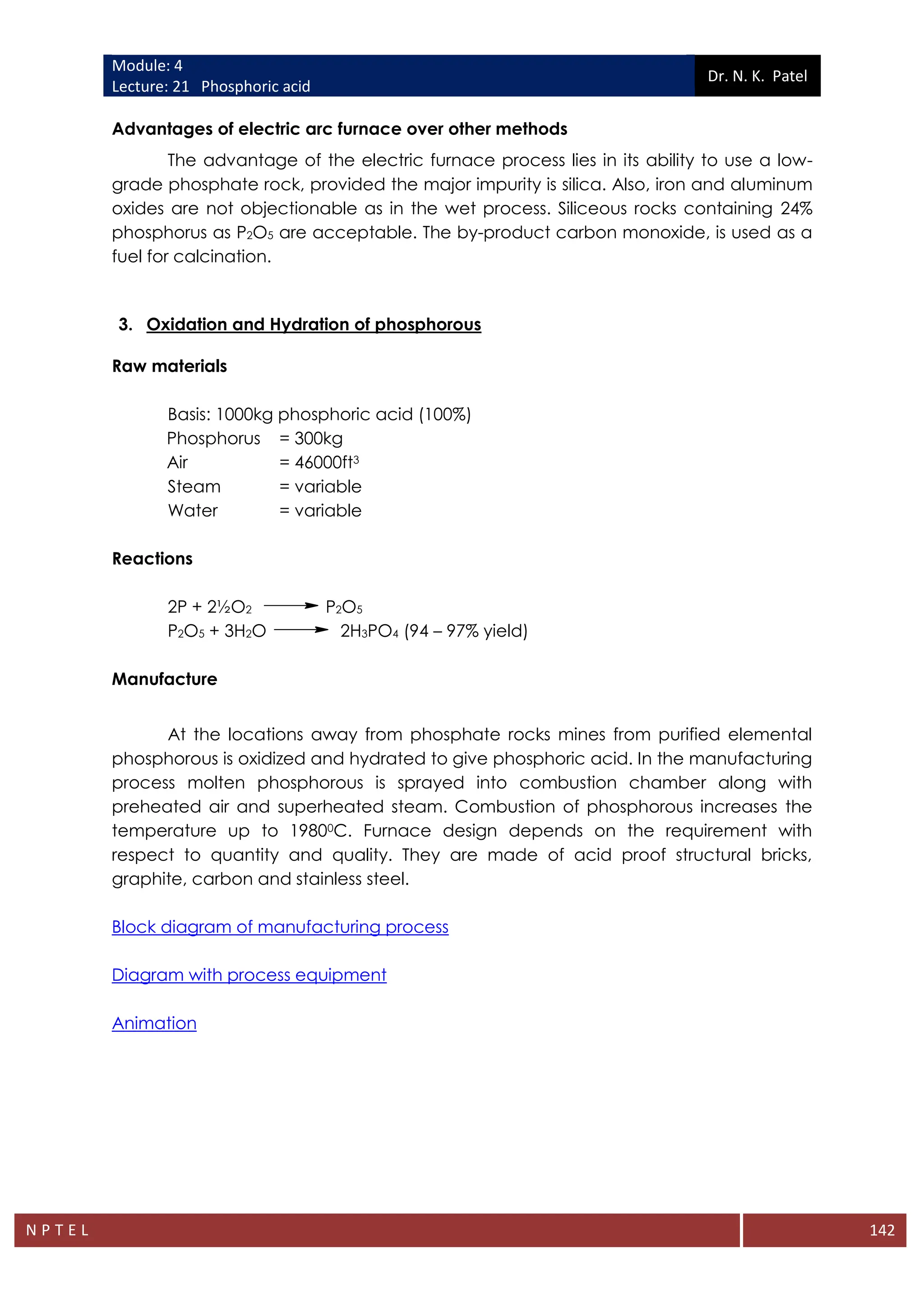 Lecture 21-Phosphoric acid (H3PO4), also known as orthophosphoric acid.pdf