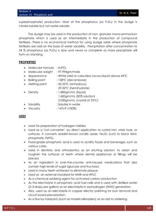 Lecture 21-Phosphoric acid (H3PO4), also known as orthophosphoric acid.pdf