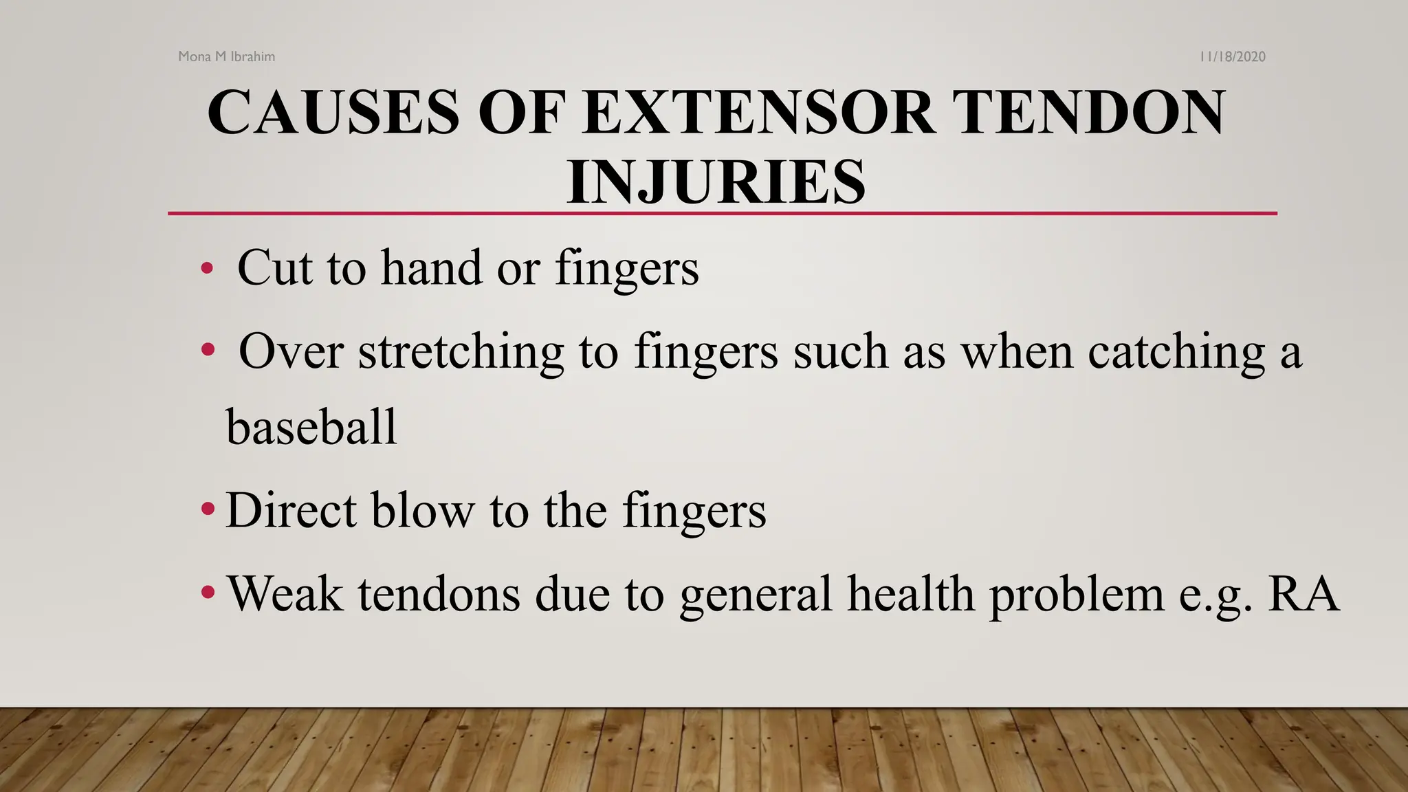 lecture 21(Extensor Tendon Injuries) .pdf