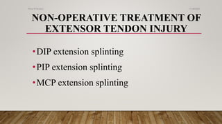 lecture 21(Extensor Tendon Injuries) .pdf