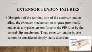 lecture 21(Extensor Tendon Injuries) .pdf
