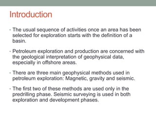 Geophysical Methods of Hydrocarbon Exploration | PPTX
