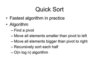 survey of sorting | PPT