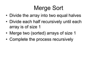 survey of sorting | PPT