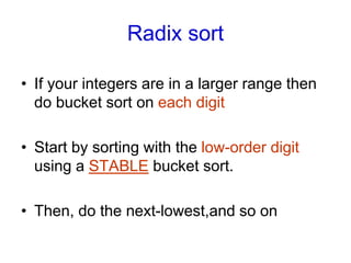 survey of sorting | PPT