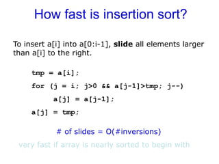 survey of sorting | PPT