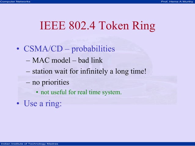 token bus | PDF | Computer Networking | Computing