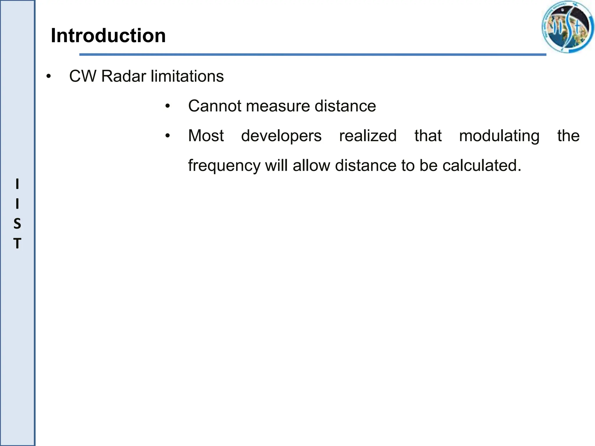 Frequency Modulated Continuous Wave Radar | PDF