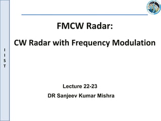 Frequency Modulated Continuous Wave Radar | PDF
