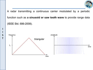 Frequency Modulated Continuous Wave Radar | PDF