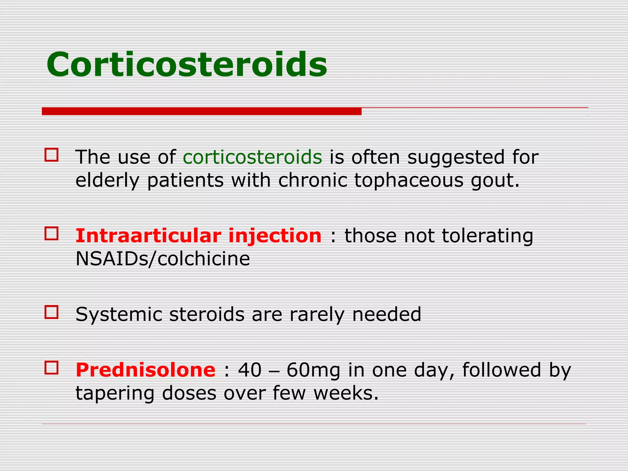 gout and anti gout drugs pharmacology | PPT