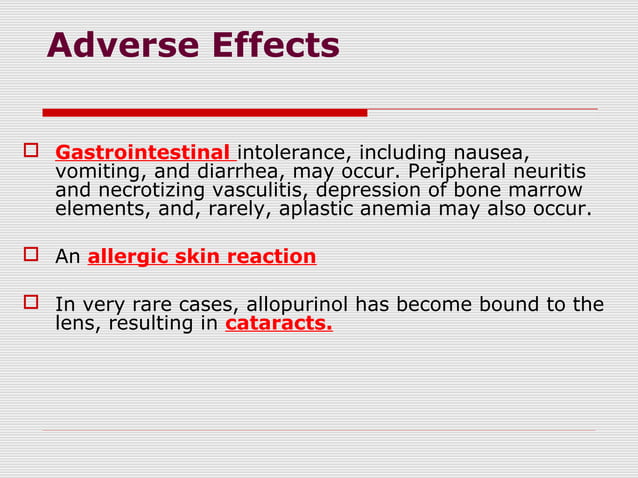 gout and anti gout drugs pharmacology | PPT
