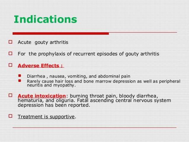 gout and anti gout drugs pharmacology