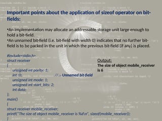 discuss about the union & structure in python | PPTX