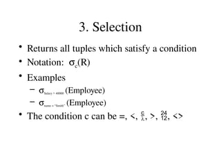 lecture22.pptx relational Algebra basics types | PPTX | Databases | Computer Software and ...