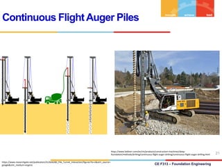 Pile Foundations in Foundation Engineering | PPT