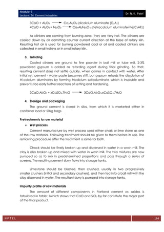 Lecture 22 - Cement Manufacturing industries.pdf