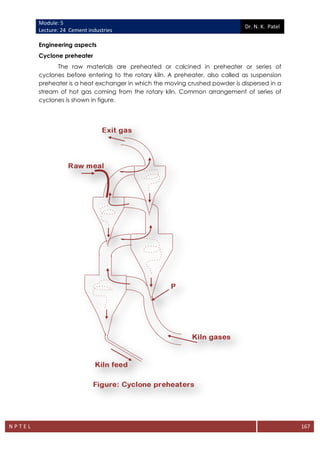 Lecture 22 - Cement Manufacturing industries.pdf