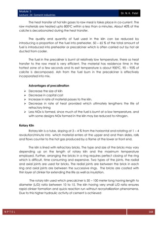 Lecture 22 - Cement Manufacturing industries.pdf