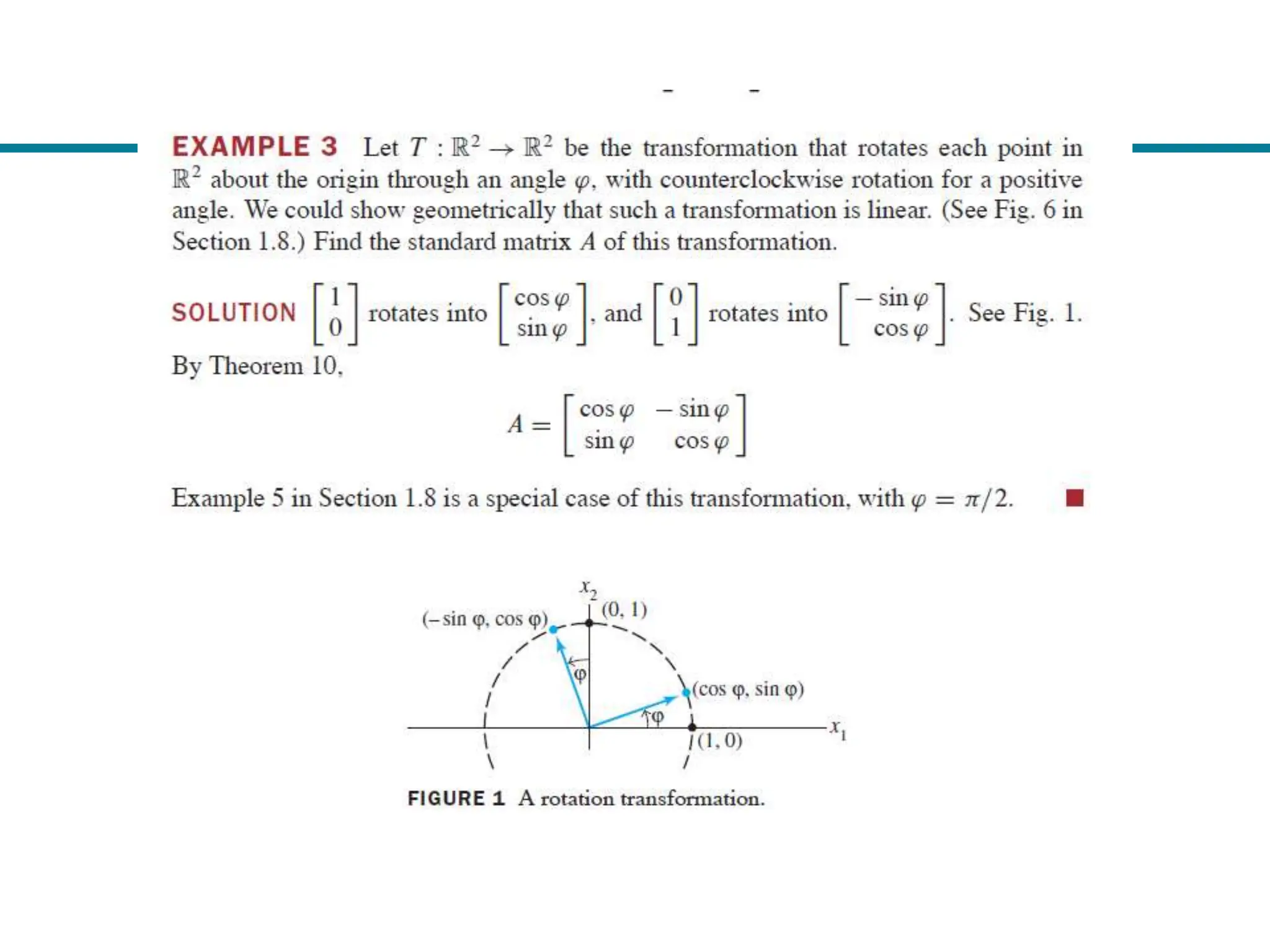 Lecture 22 - The Matrix of a linear Transformation.ppt