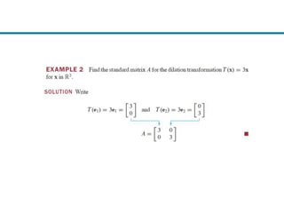 Lecture 22 - The Matrix of a linear Transformation.ppt