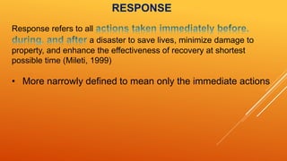 Introduction to disaster management system | PPT