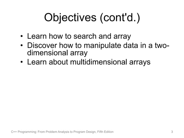 Lecture 22 Array 1in programming language c.ppt
